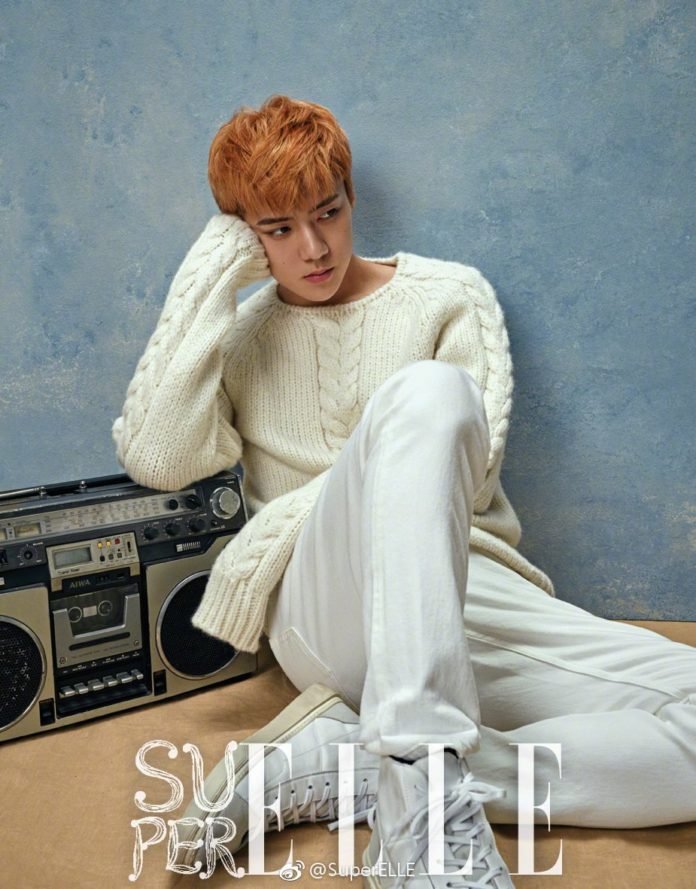 Mất máu với hình ảnh khoe body quyến rũ của Sehun trên bìa tạp chí ...