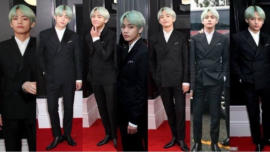 V (BTS) tại Grammy 2019: Cuộc truy tìm Chàng trai tóc xanh lá và từ ...