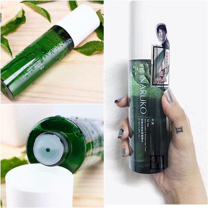 Review nước hoa hồng trị mụn Naruko Tea Tree Shine Control and Blemish ...