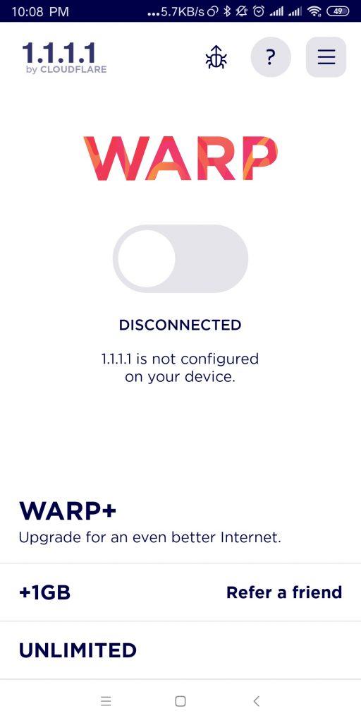 WARP : VPN miễn phí siêu bảo mật của Cloudflare - BlogAnChoi
