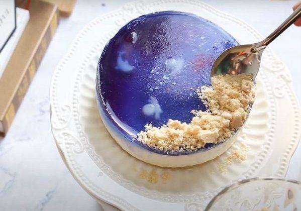 Cách làm bánh Ocean Cheesecake: Mang cả đại dương xanh mát vào trong ...