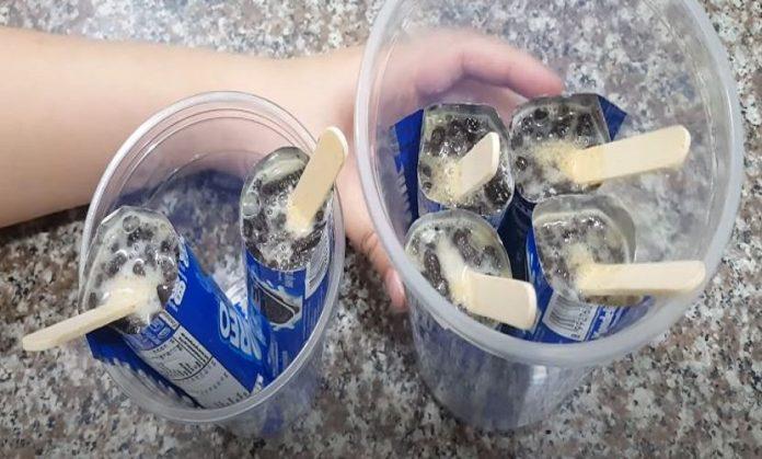 Cách làm kem que Oreo mát lạnh, mềm mịn mà không cần khuôn - BlogAnChoi