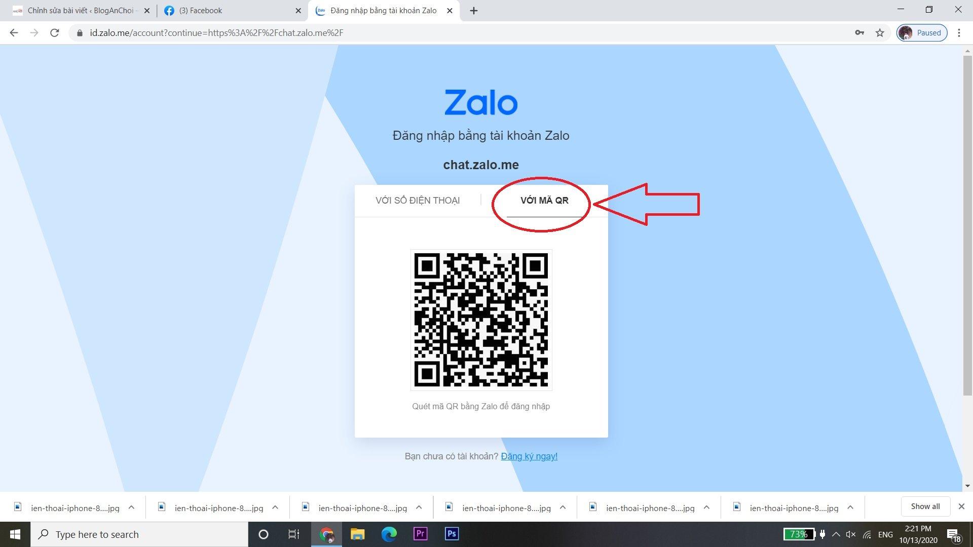 3 tuyệt chiêu đăng nhập Zalo Web dễ dàng chỉ mất 5 giây - BlogAnChoi
