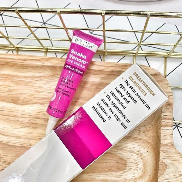 Review kem mắt nọc rắn Balance Active Formula Snake Venom Anti-Ageing ...