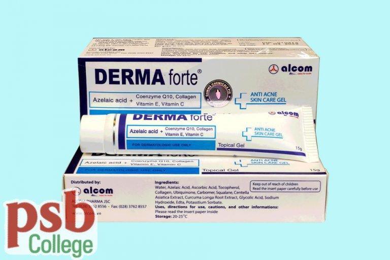 Review kem trị mụn Derma Forte: đối thủ của mụn trứng cá, mụn sưng viêm ...