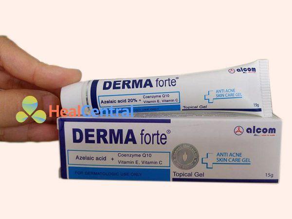 Review kem trị mụn Derma Forte: đối thủ của mụn trứng cá, mụn sưng viêm ...