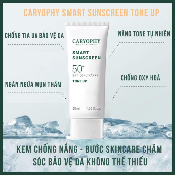 Review kem chống nắng Caryophy Smart Sunscreen Tone Up: Chống nắng ...