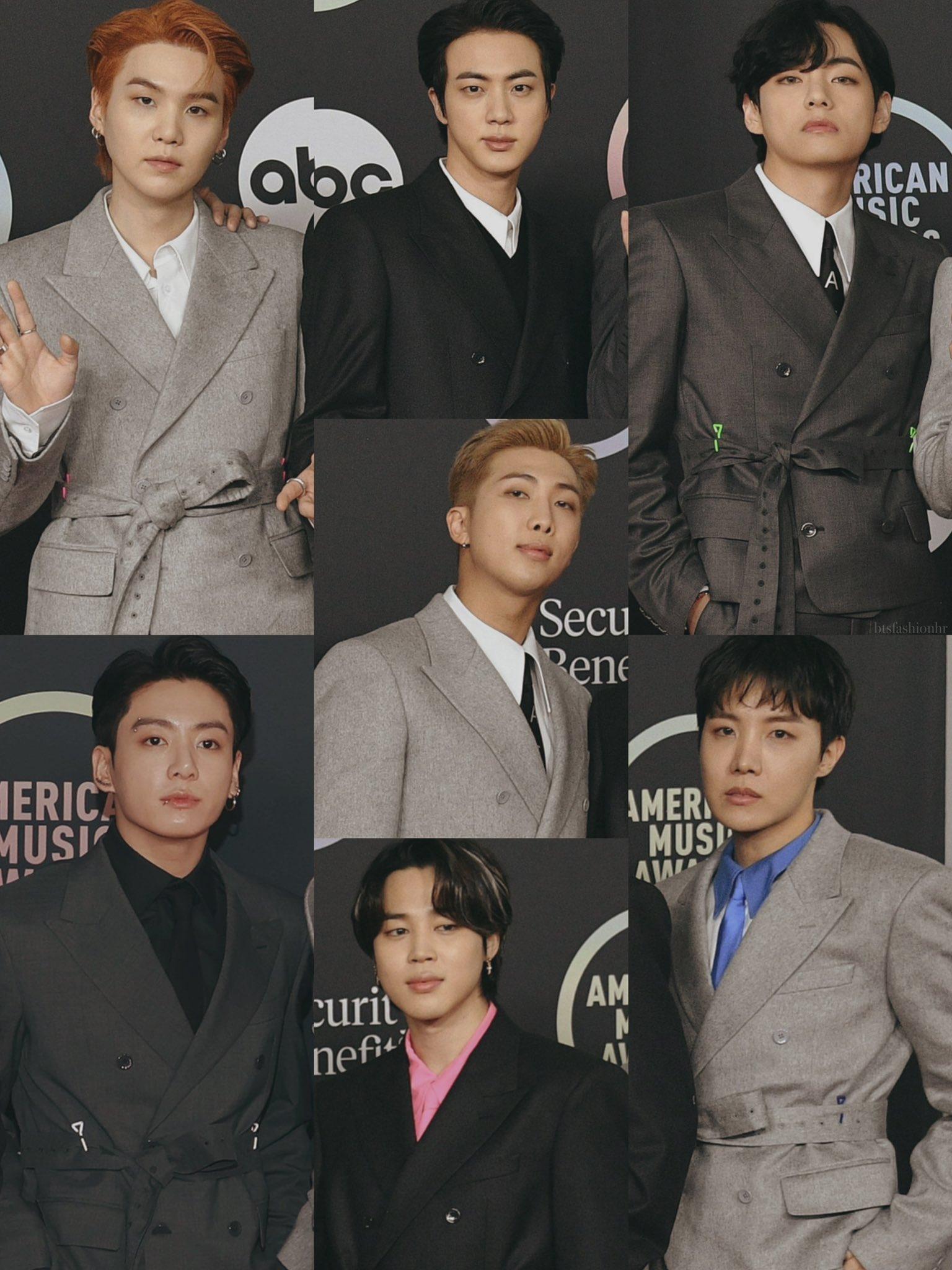 BTS xuất hiện đầy lịch lãm tại thảm đỏ AMAs 2021 - BlogAnChoi
