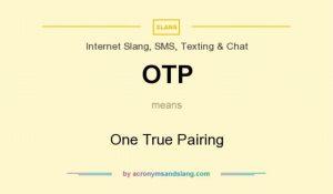 OTP là gì? Cẩm nang 1001 thuật ngữ trong văn hóa fangirl khi chèo ...