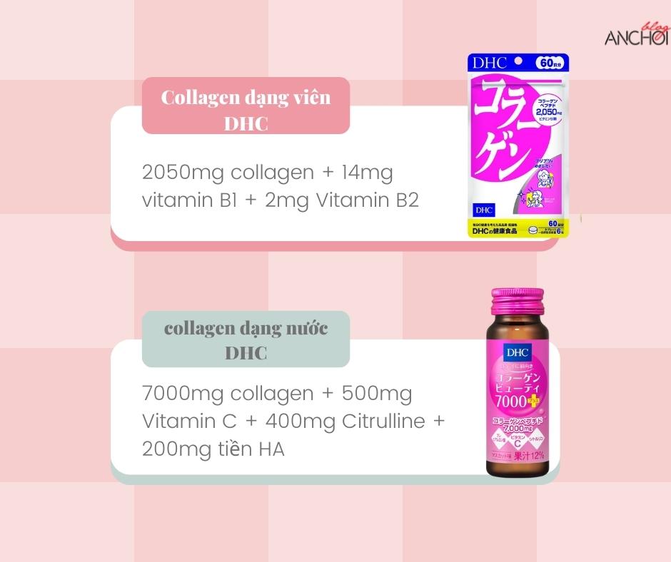 Review collagen dạng viên DHC và collagen dạng nước DHC: Loại nào “chất ...