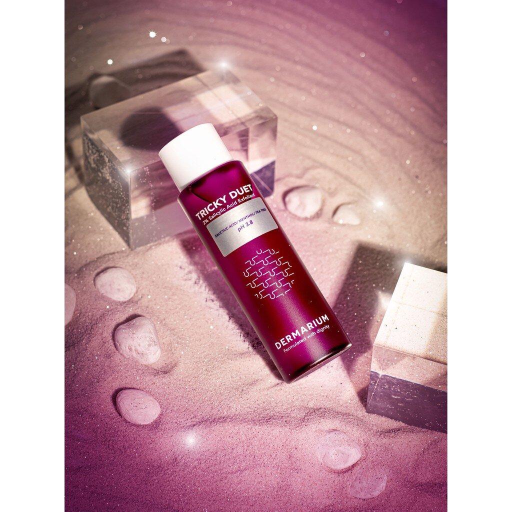 Review toner BHA Dermarium Tricky Duet 2% Salicylic Acid - BlogAnChoi