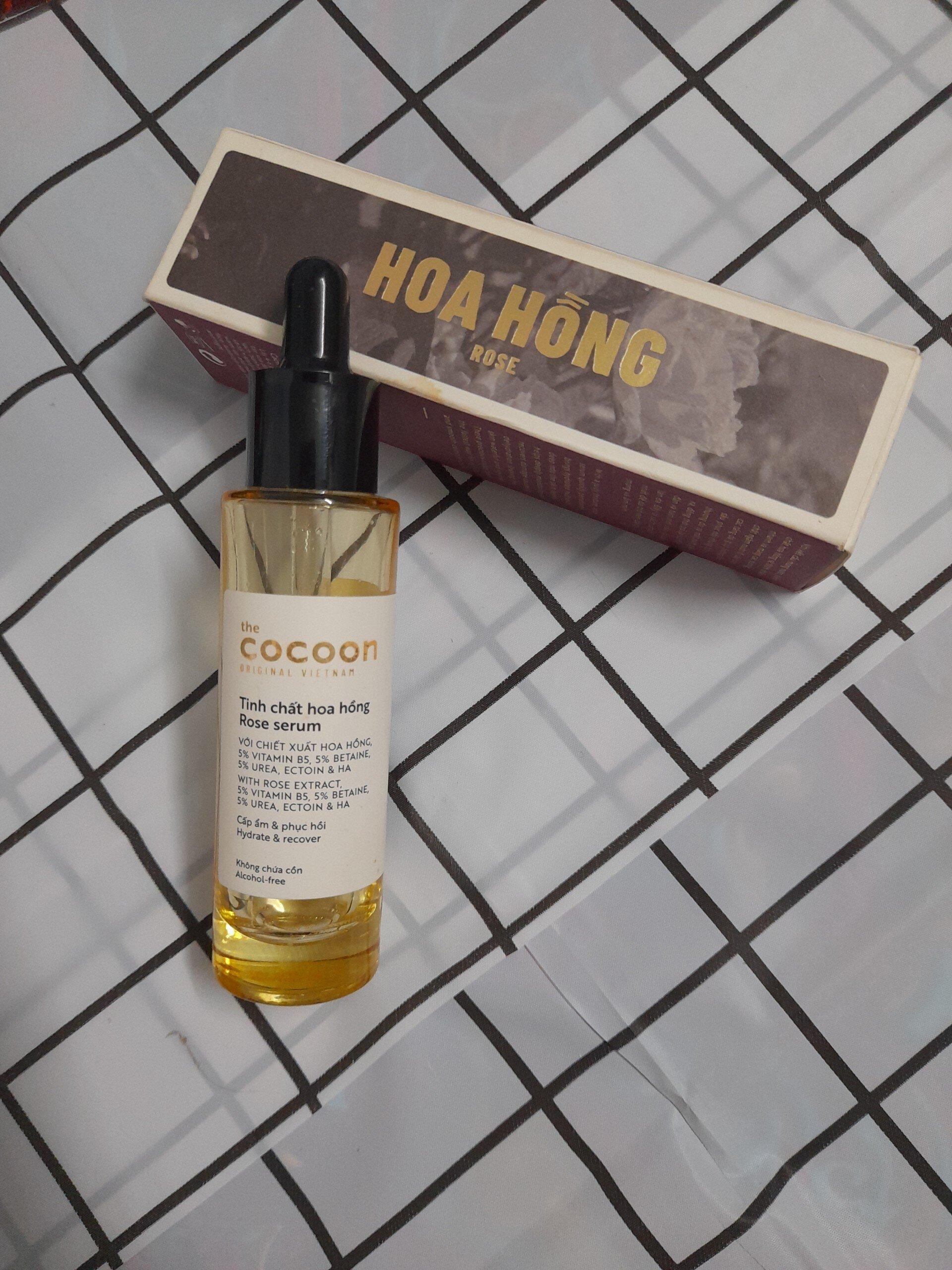 Review tinh chất hoa hồng Cocoon Rose Serum: dưỡng ẩm và phục hồi cho ...