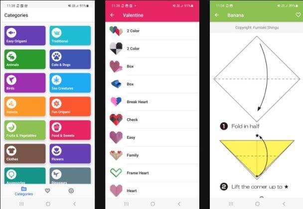 6 ứng dụng Android giúp bạn tự học gấp giấy Origami cực kỳ thú vị ...