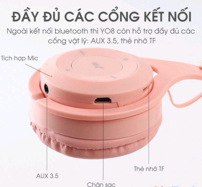 Tai nghe Bluetooth YO8: Thiết kế đẹp mắt và nhiều tiện ích có thực sự ...