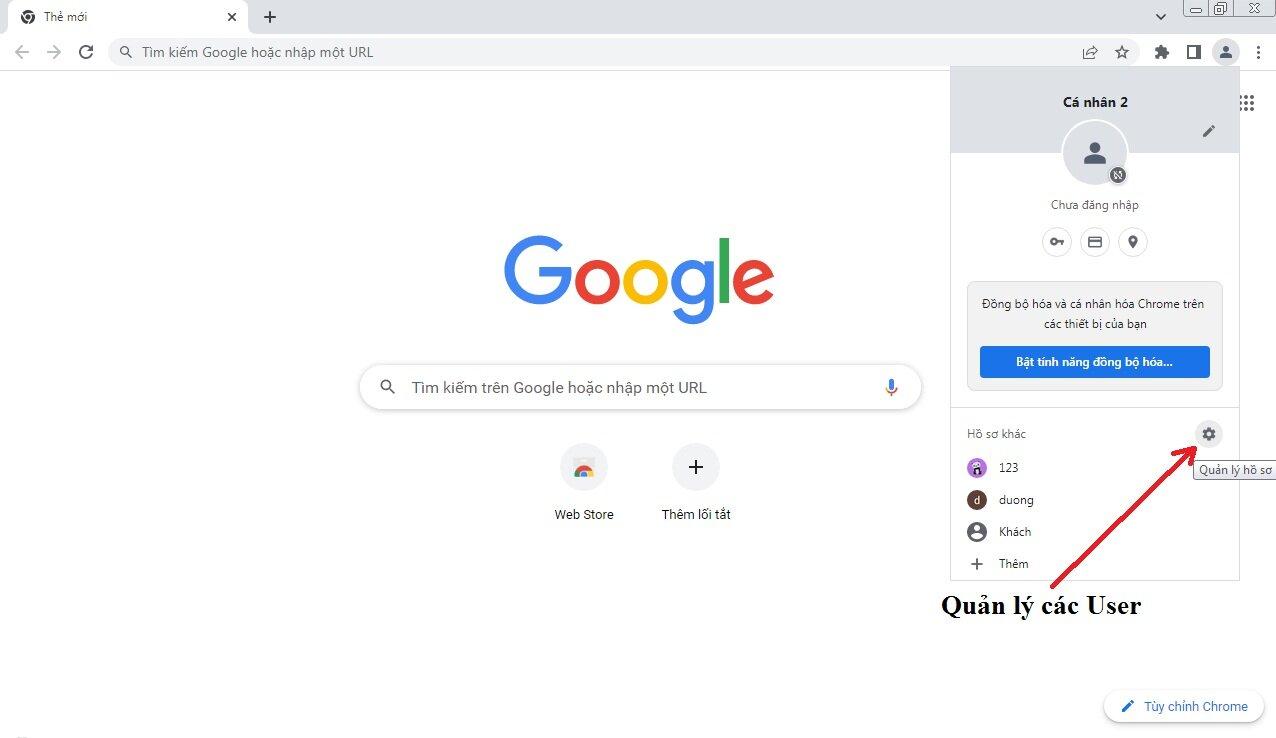 Cách tạo User (Profile) cho người dùng trên trình duyệt Google Chrome ...