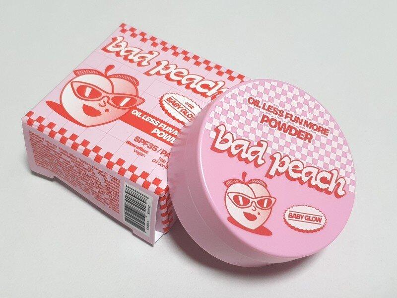 Review phấn phủ Bad Peach - mỏng nhẹ tự nhiên kiềm dầu hiệu quả cho học ...