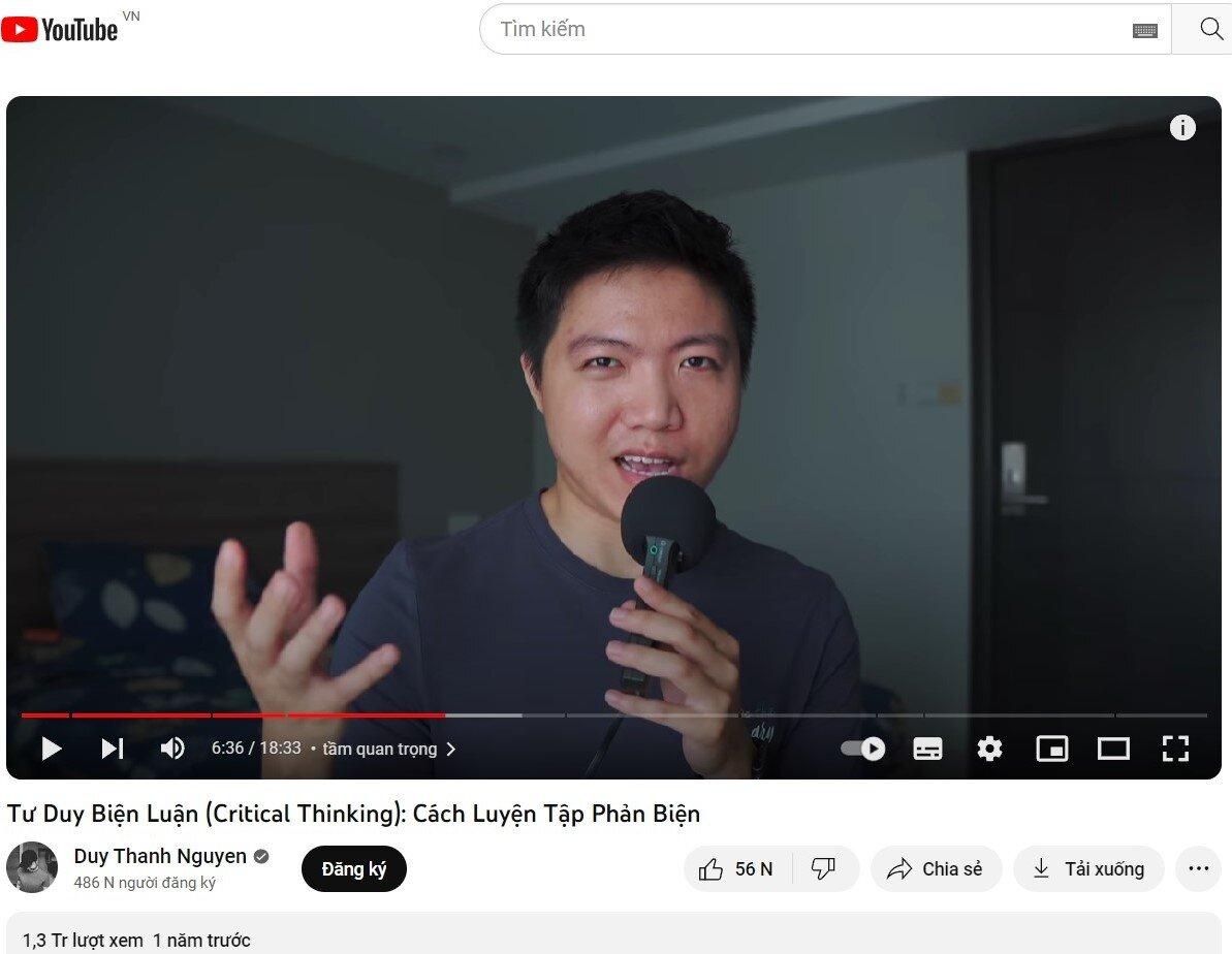Duy Thanh Nguyen - Chàng YouTuber trẻ triệu view và những video bạn không nên bỏ lỡ - BlogAnChoi