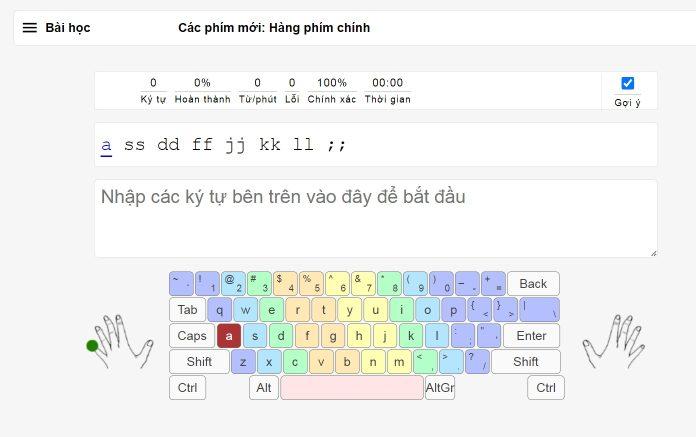 14 website tập gõ 10 ngón online hiệu quả, giúp bạn tăng tốc đánh máy x - BlogAnChoi