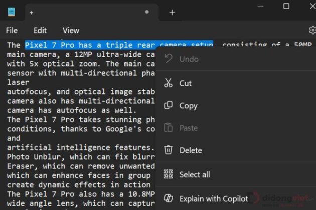Cập nhật mới cho Notepad: Tự động sửa lỗi chính tả và gợi ý từ - BlogAnChoi