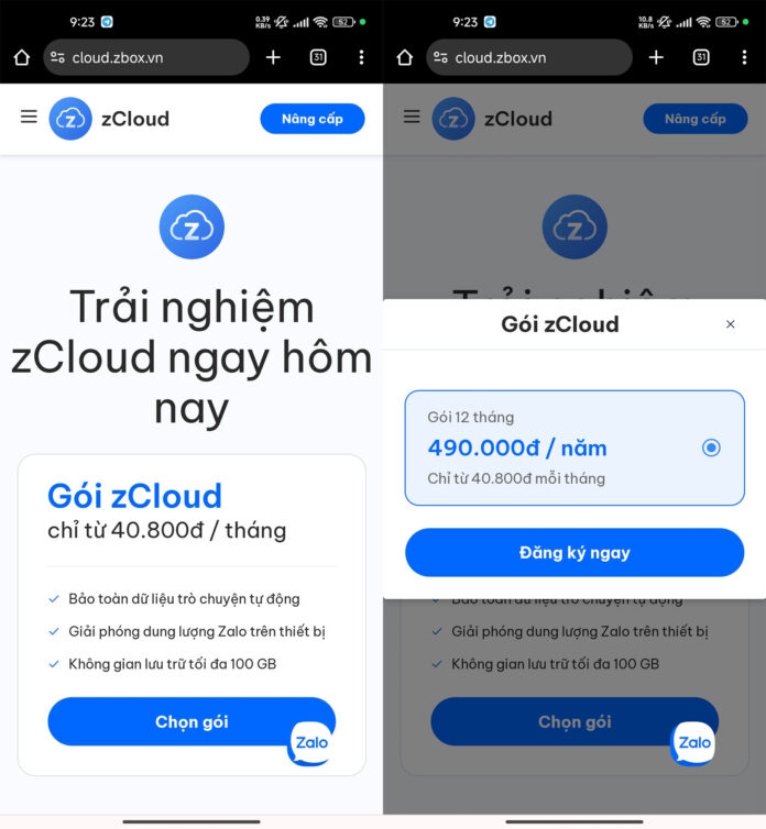 Zalo ra mắt zCloud: Giải pháp lưu trữ đám mây bảo vệ dữ liệu toàn diện, chỉ 490k/năm cho 100GB ...