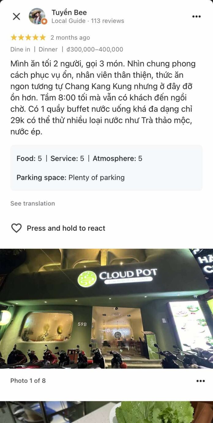 Nhà hàng hấp thủy nhiệt Cloud Pot – chuỗi nhà hàng thủy nhiệt mới toanh ...