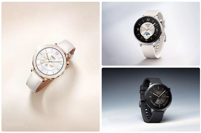 Oppo Watch X2 Mini ra mắt: màn hình AMOLED 1.32, chip Snapdragon W5, hỗ ...
