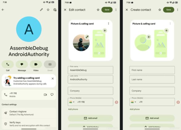 Google thử nghiệm tính năng Calling Cards cho một số người dùng và thêm ...